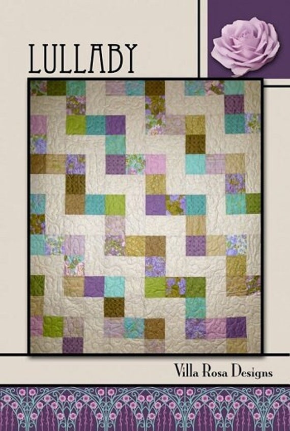 Villa Rosa Lullaby Quilt Pattern Card - Etsy