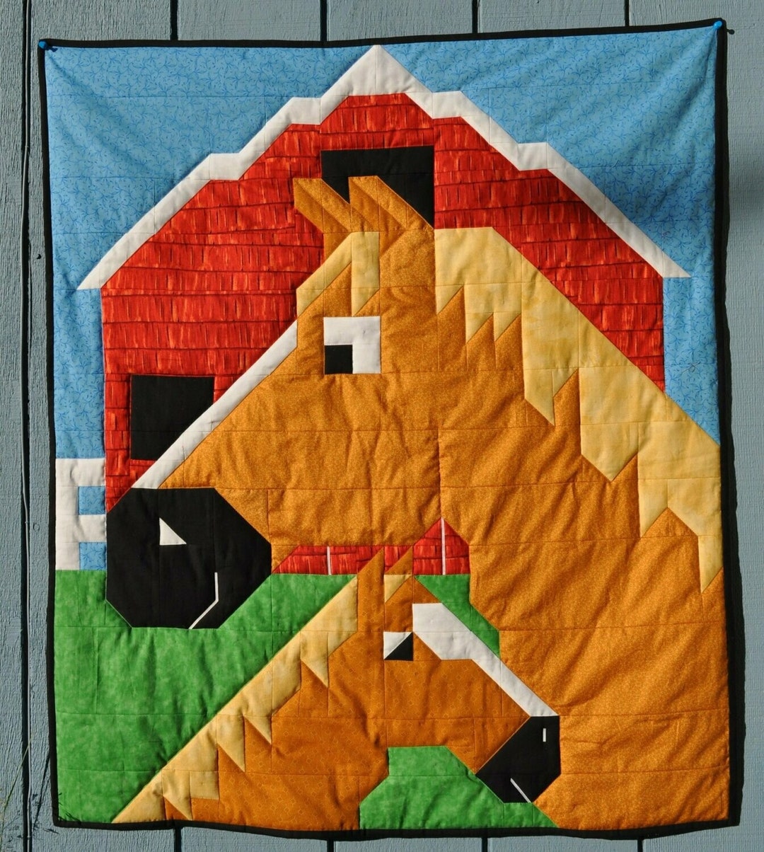 Counted Quilts Horses Quilt Pattern - Etsy