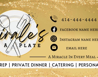 Private Chef Flyer - Etsy