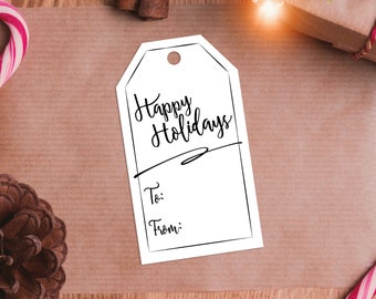 Cute Printable Tags Simple Hang Tag Gift Tag Birthday - Etsy