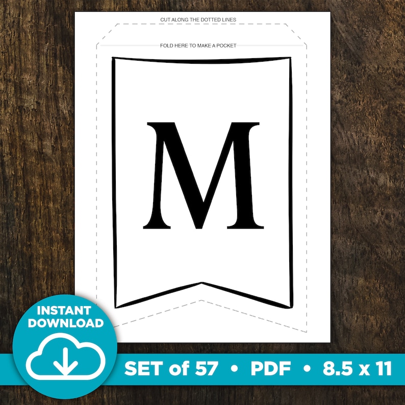 Cute Printable Banner Birthday Party Shower Decoration - Etsy