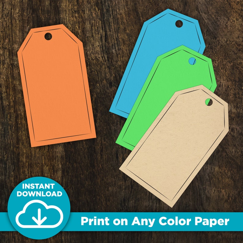 Cute Printable Tags, Simple Hang Tag, Gift Tag, Birthday Present ...