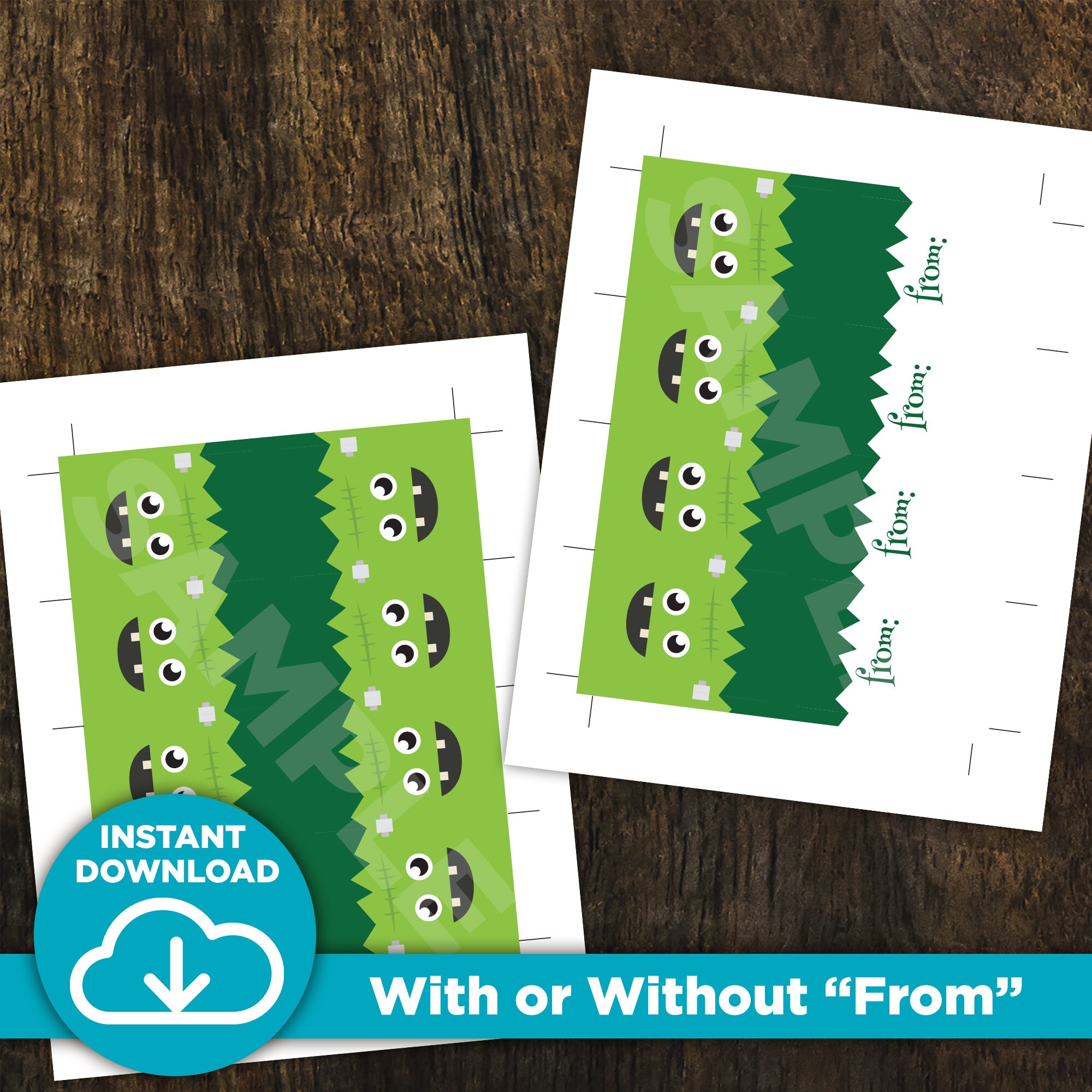 Cute Printable Halloween Lollipop Wraps, Trick or Treat Character Candy ...