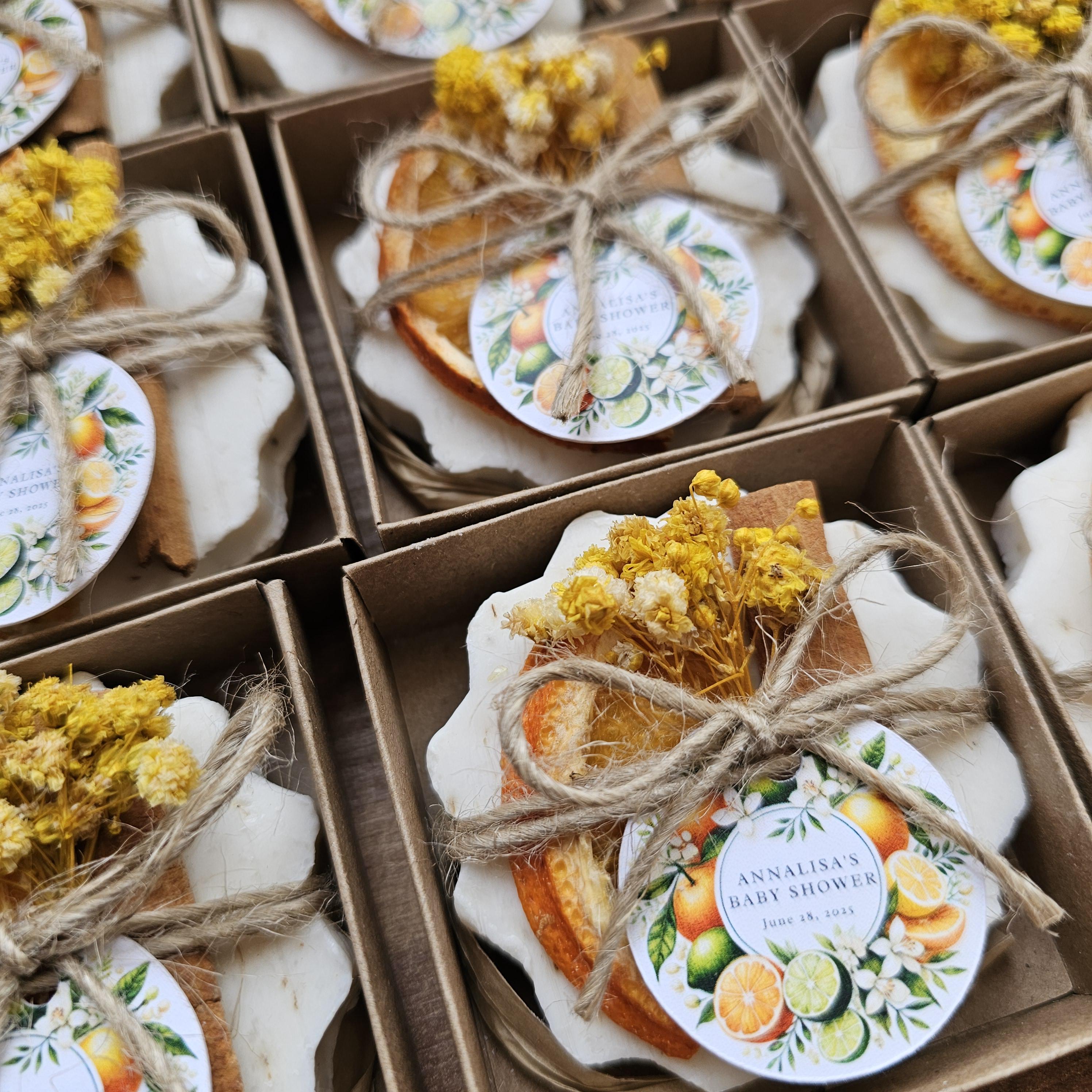 Orange Themed Baby Shower Favor | Citrus Party Favor for Guests | Dried ...