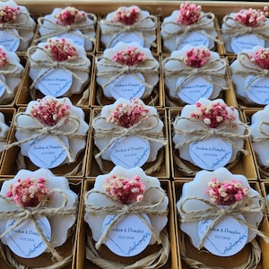 Elegant Floral Mini Soaps - Personalized Mini Soap Favors - Custom ...