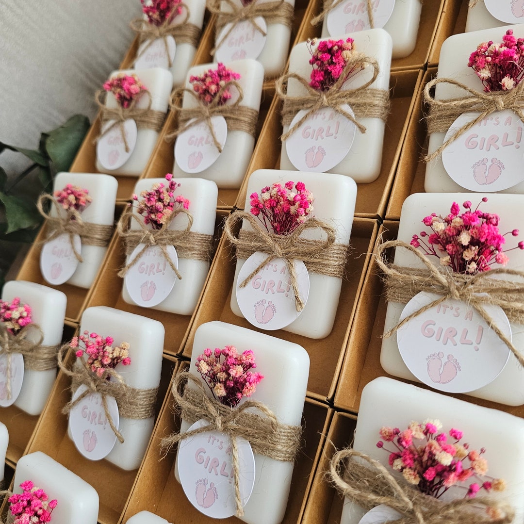 Personalized 'it's a Girl' Party Favor Soaps | Customizable Baby Shower ...