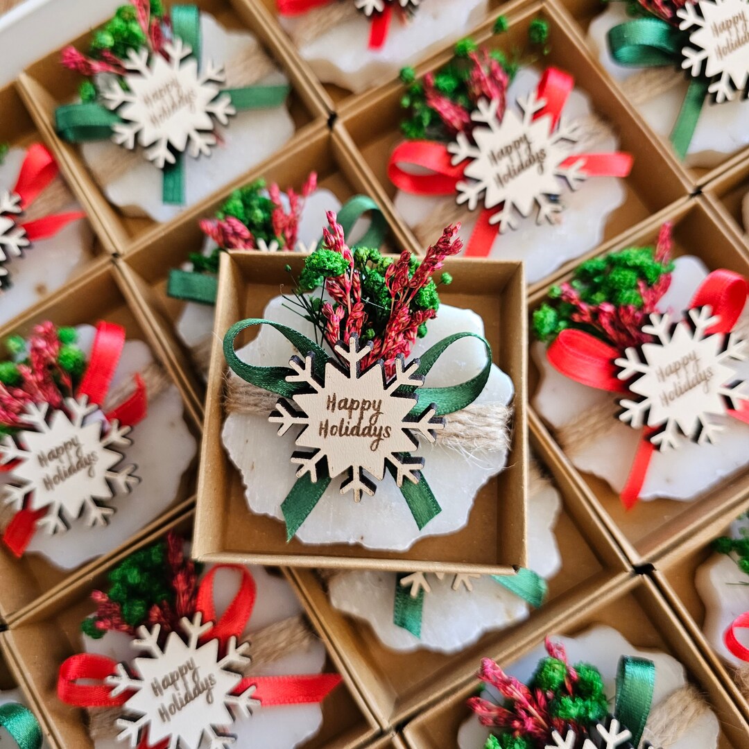 Xmas Party Favors, Mini Christmas Soaps, Christmas Bulk Favors, Happy ...