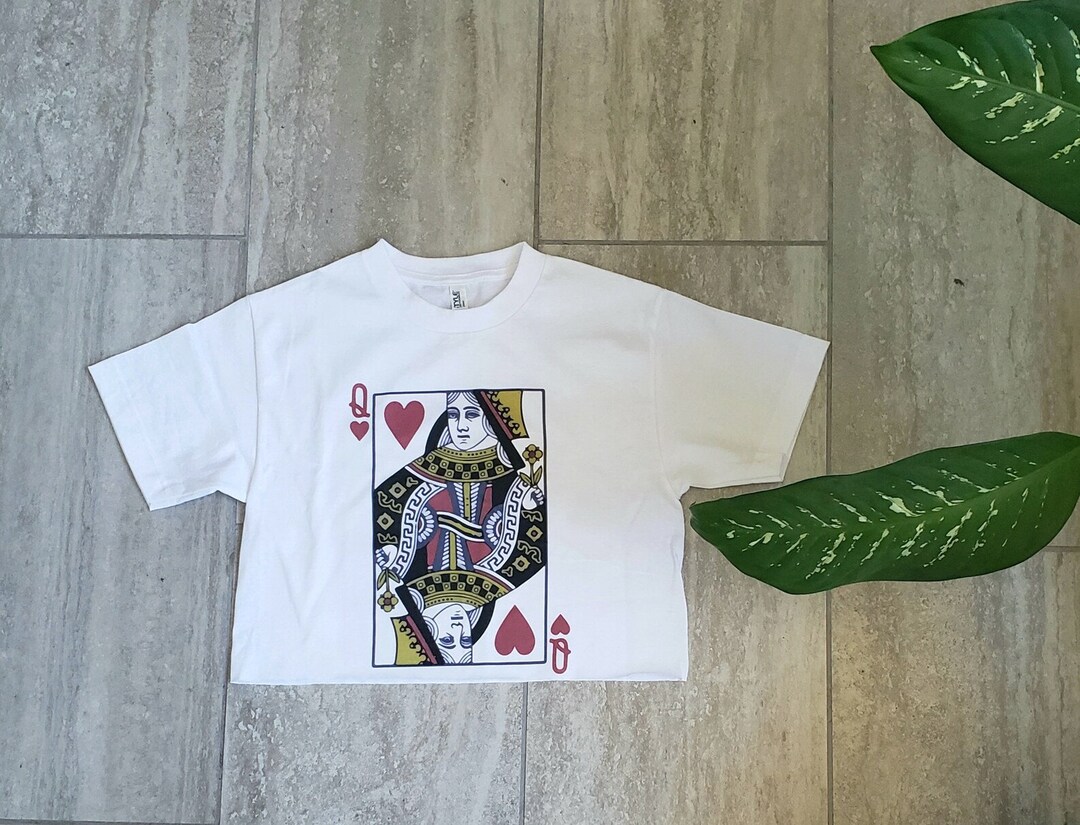 Queen of Heart Crop Top - Etsy
