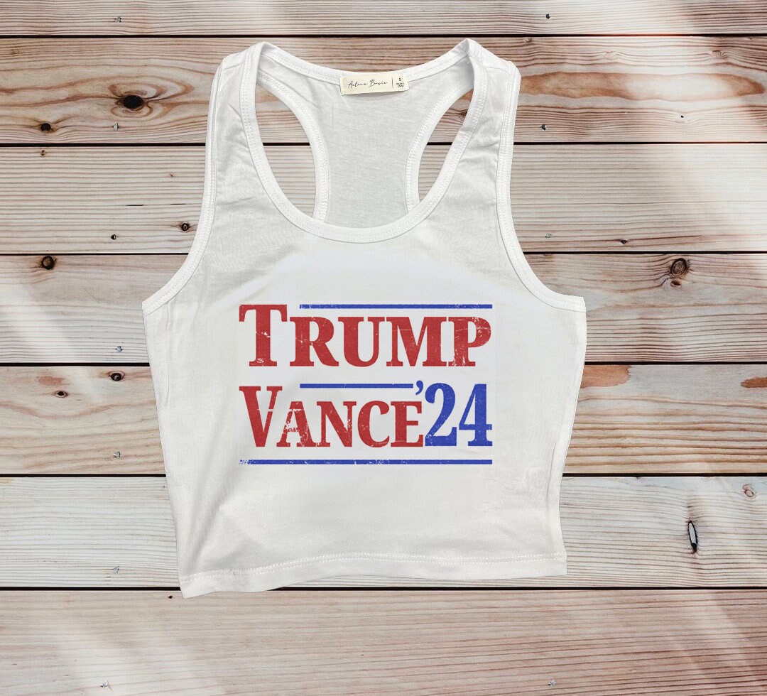 Trump Vance '24 Cropped Tank Top - Etsy