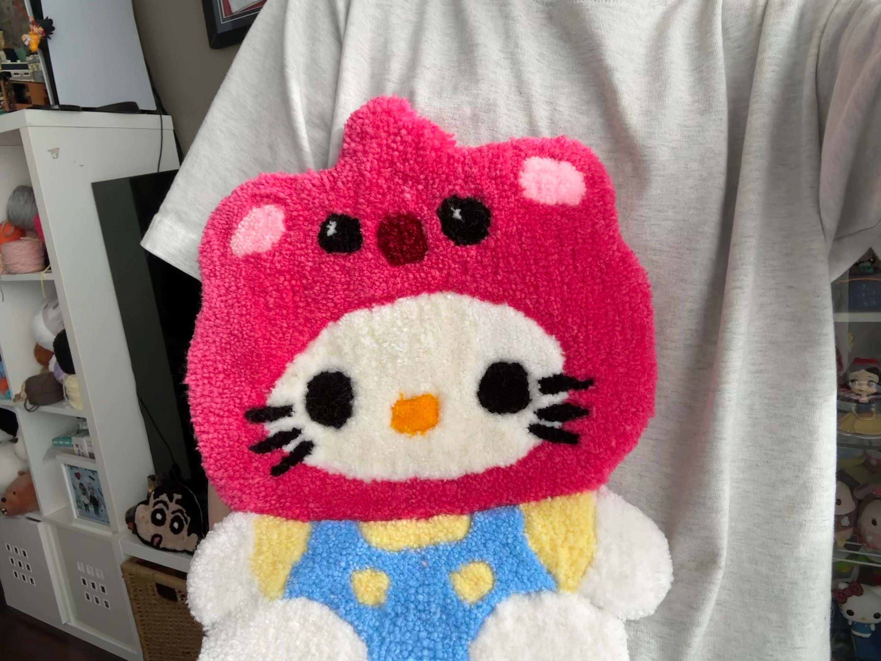 Hello Kitty Loopy Kitty Tufting Wall Decoration Cute Hanging Gift - Etsy