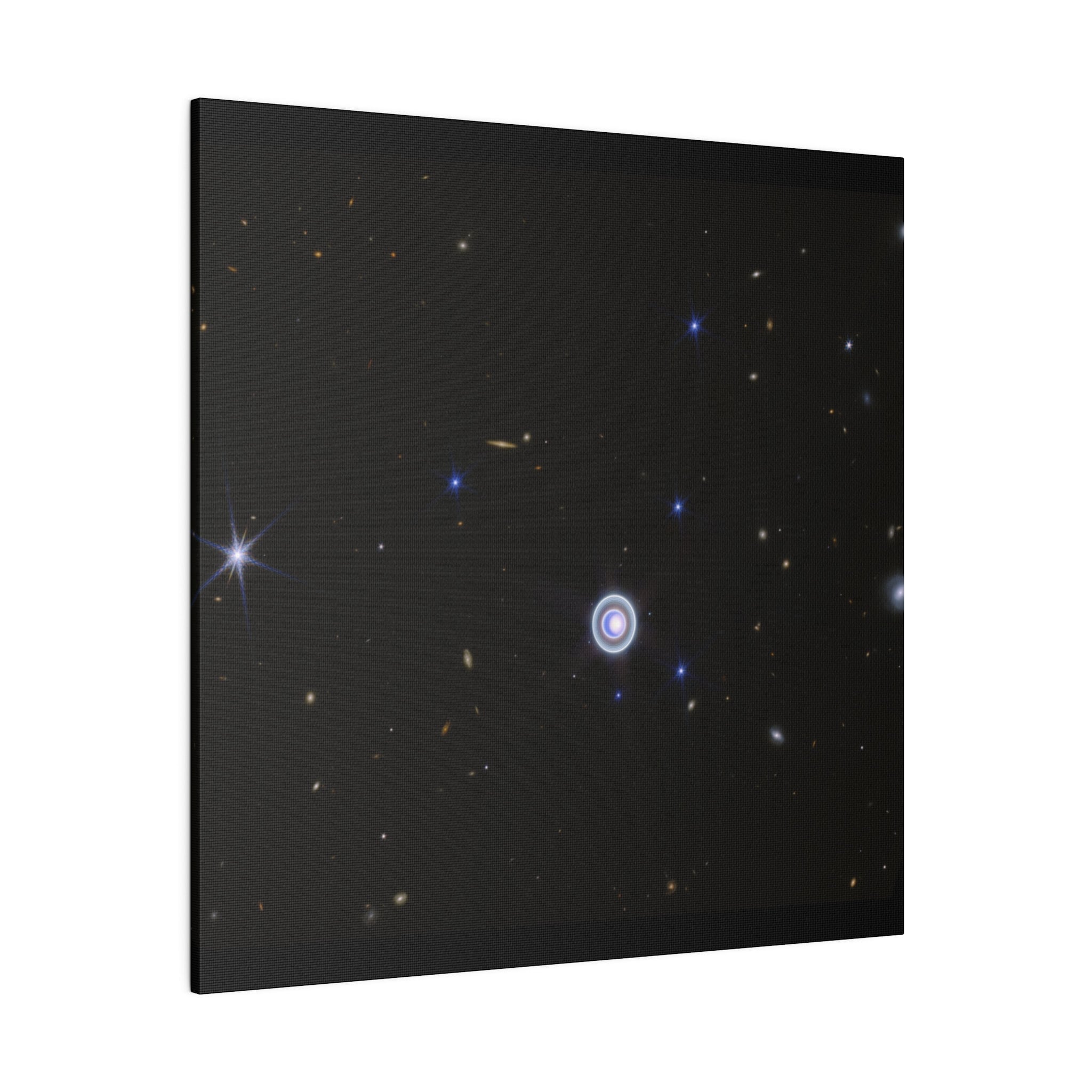 James Webb Uranus Wide Field, NASA Image on Canvas, Space Poster, High ...