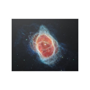 James Webb Southern Ring Nebula, MIRI Image, NASA Print on Satin Paper ...
