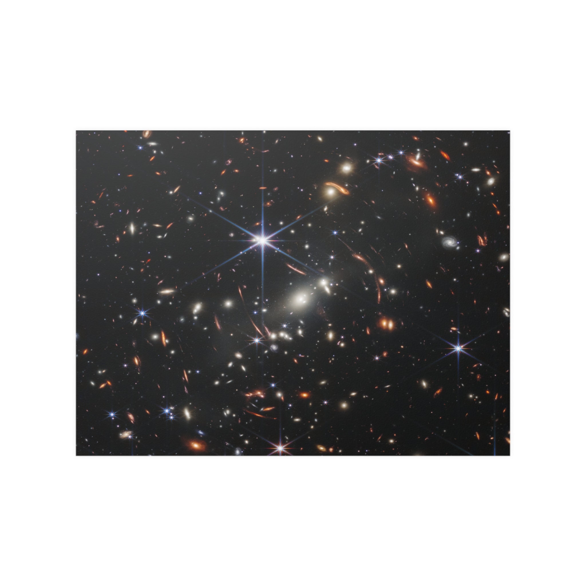 James Webb First Deep Field, NASA Image on Satin Paper, Space Poster ...