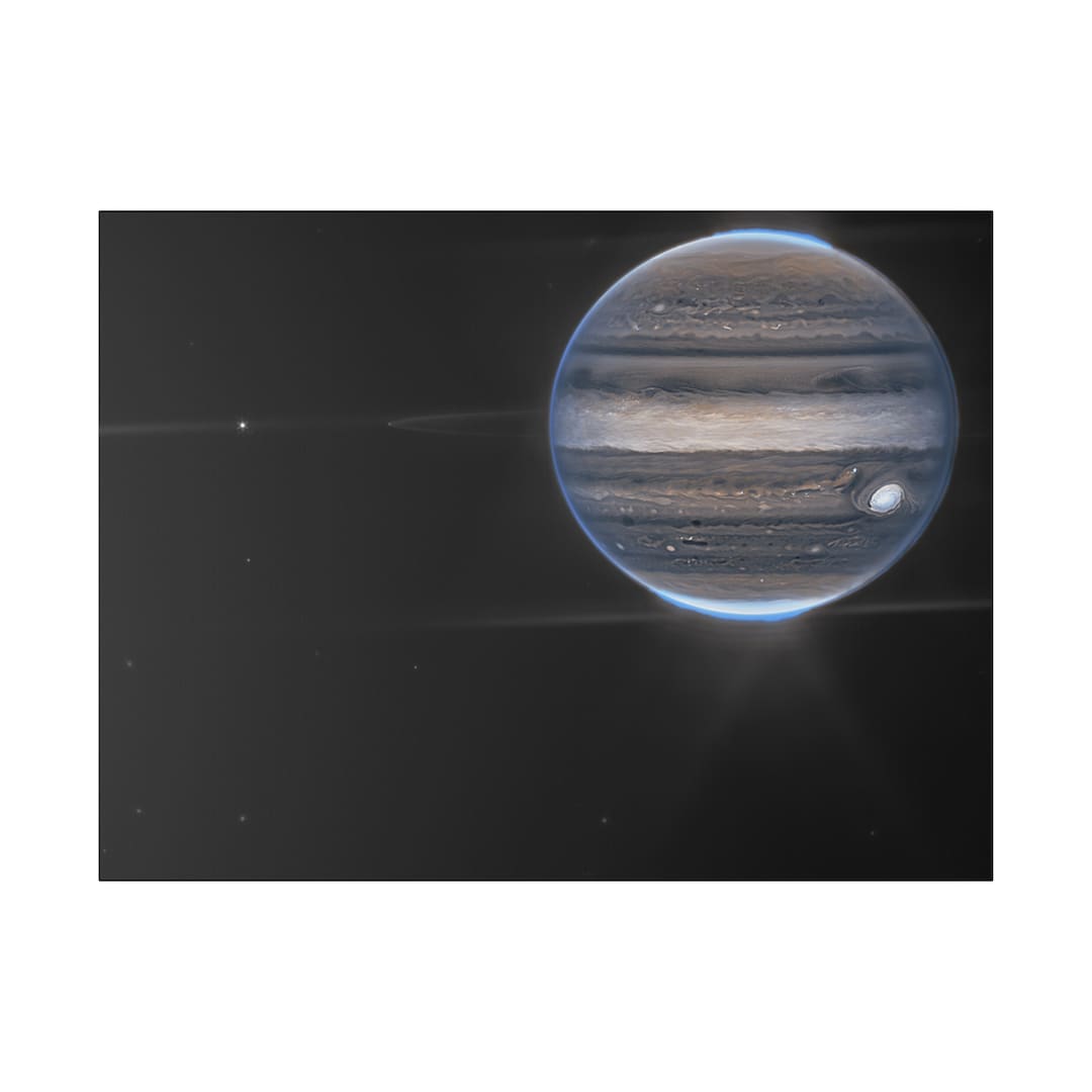 James Webb Planet Jupiter, Print on Canvas, NASA Space Poster, Space ...
