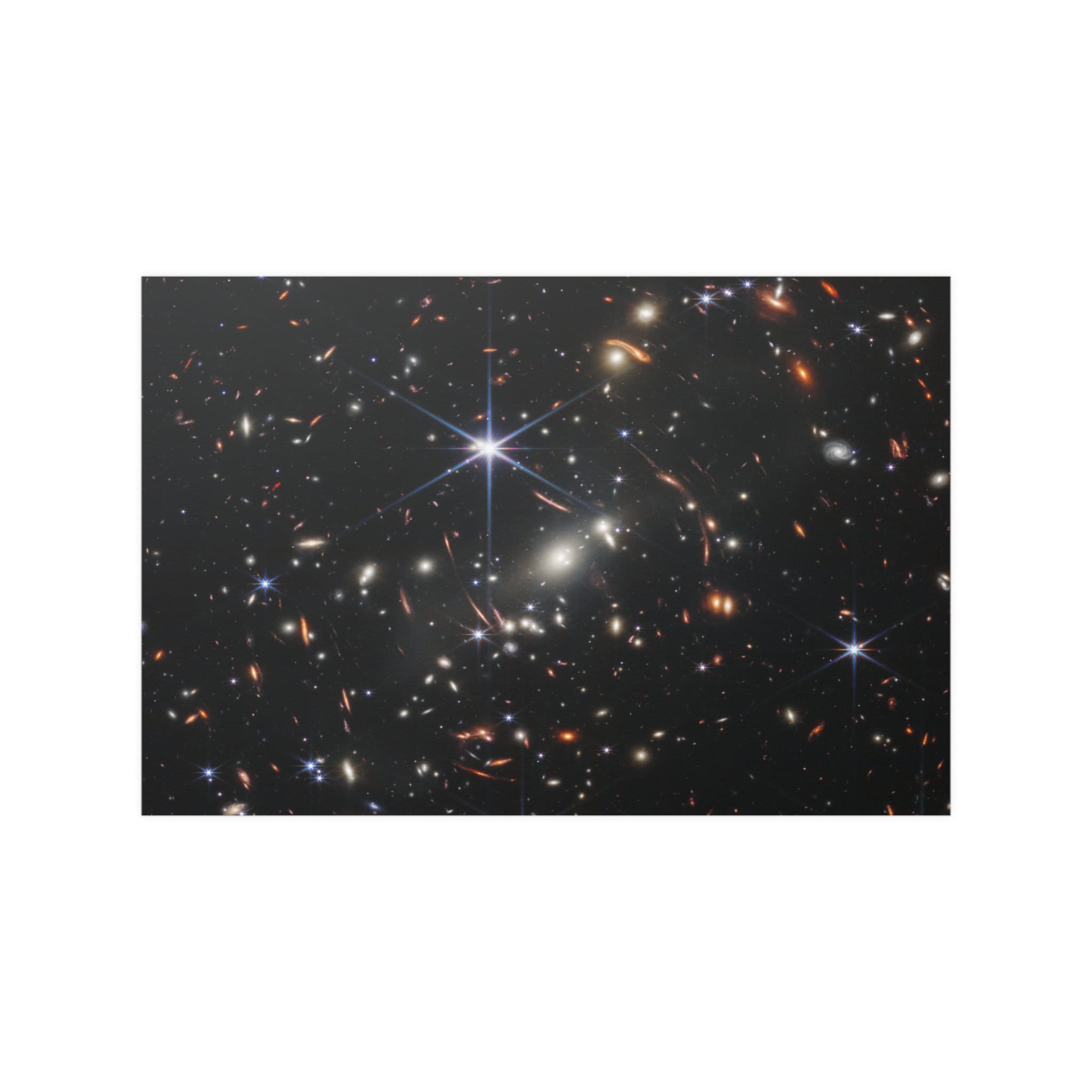 James Webb First Deep Field, NASA Image on Satin Paper, Space Poster ...