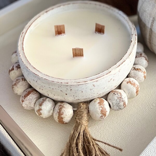 Bohemian Candle - Etsy