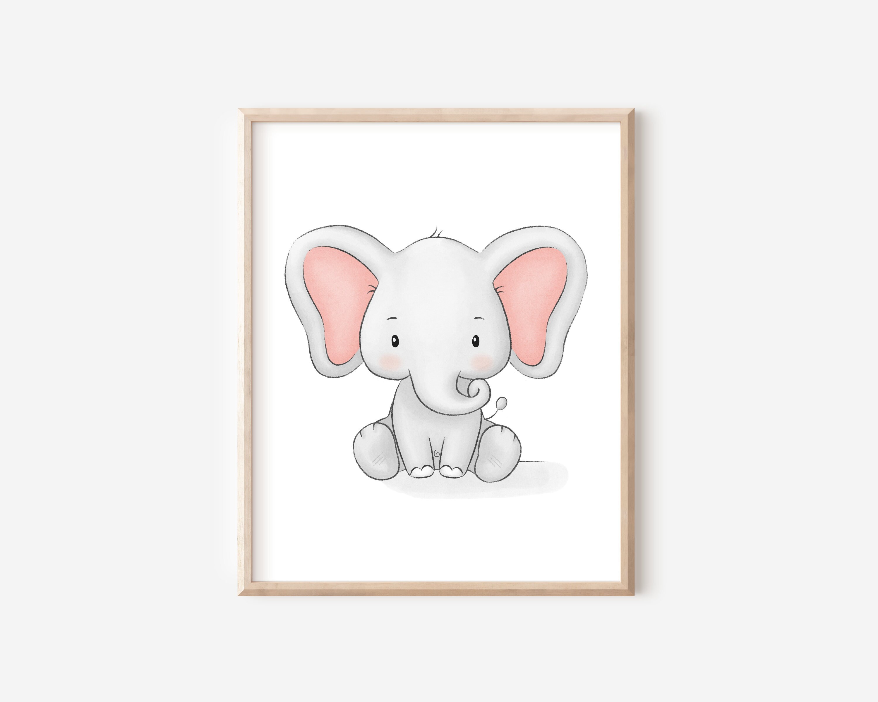 Zoo Animals Nursery Prints Set of 6, Digital Download, Gender Neutral ...