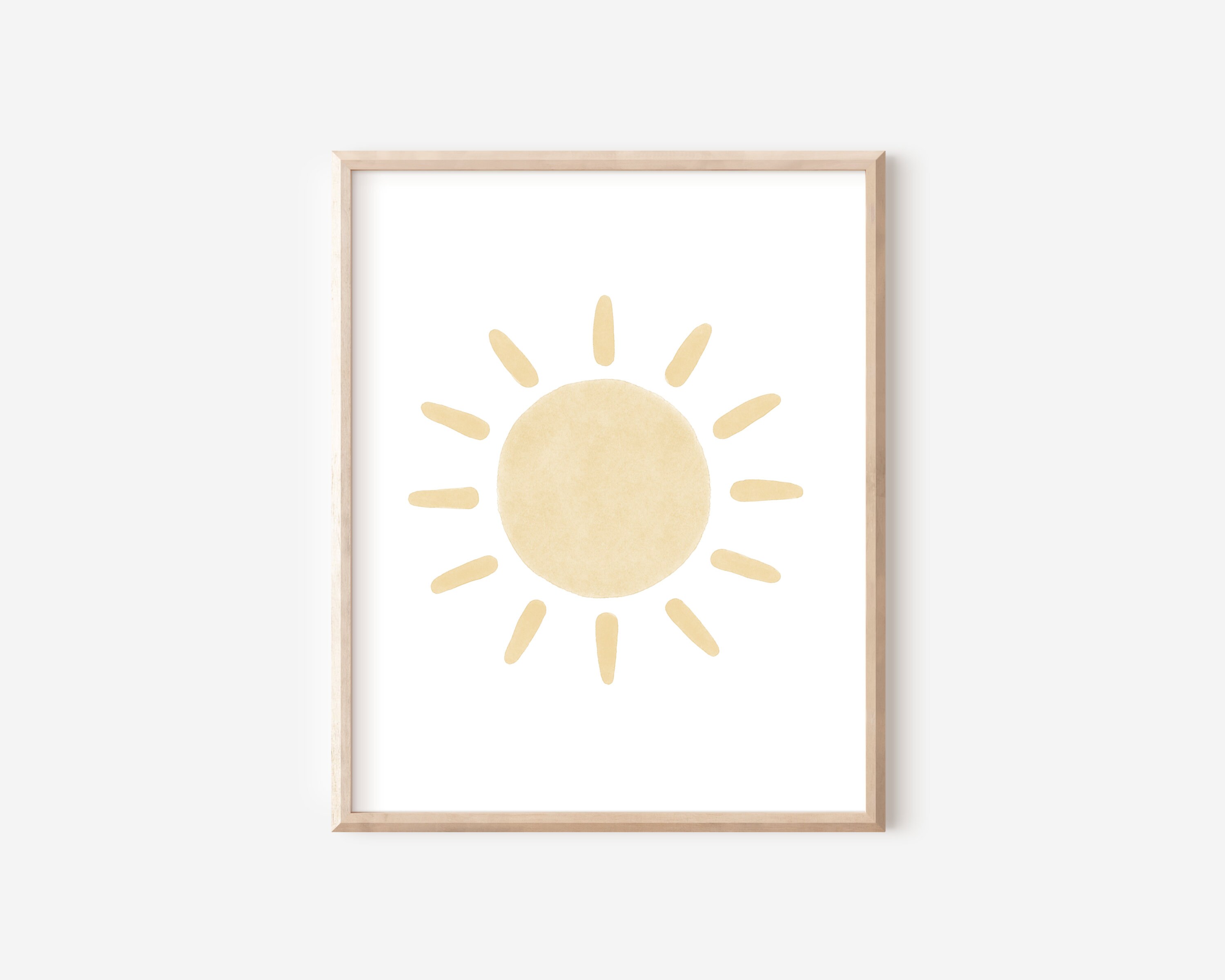 You Are My Sunshine Boho Nursery Prints Set of 3 Digital - Etsy