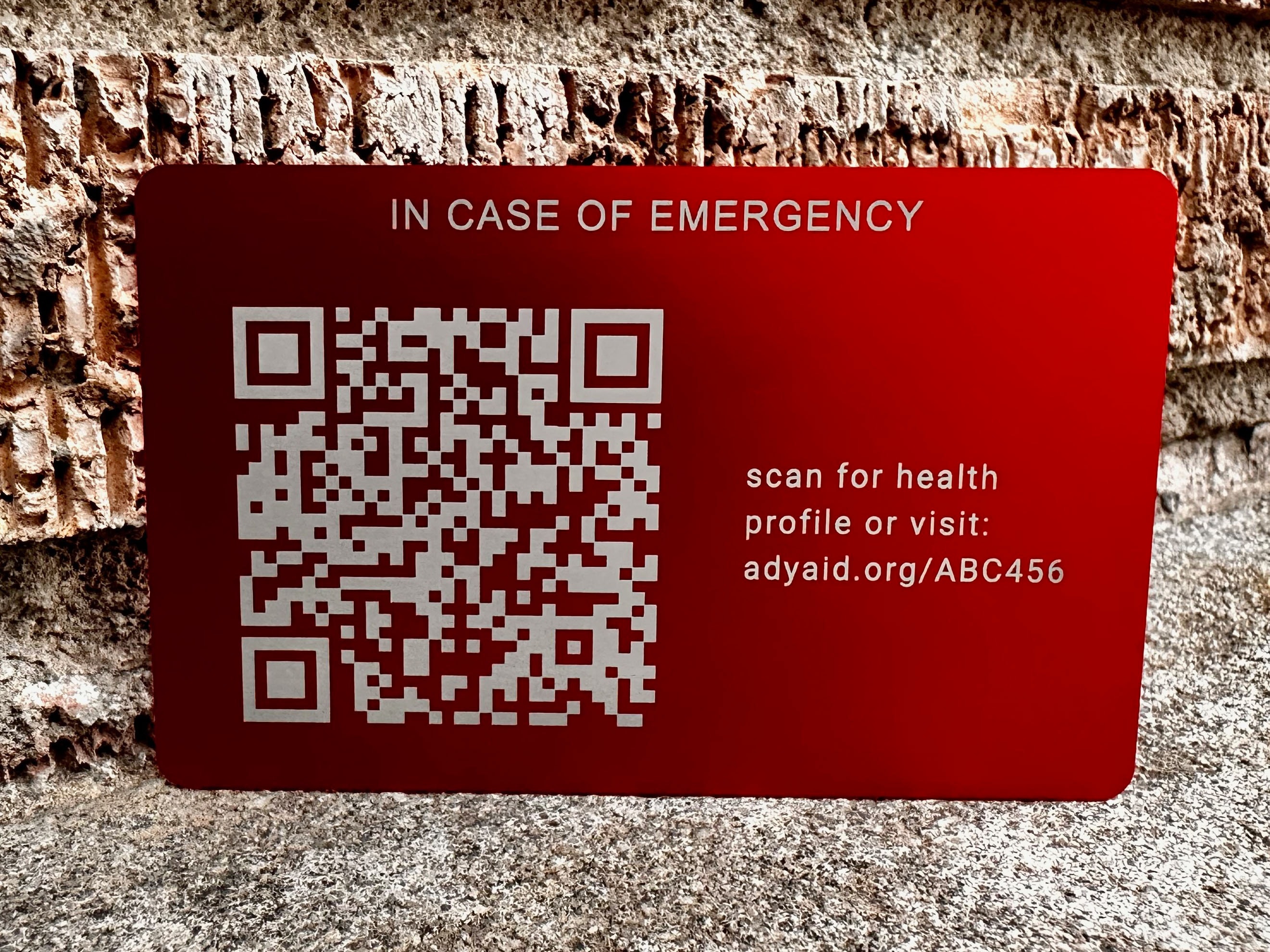 Medical Emergency Wallet Card Medical Alert Card Medical ID Card I.C.E ...