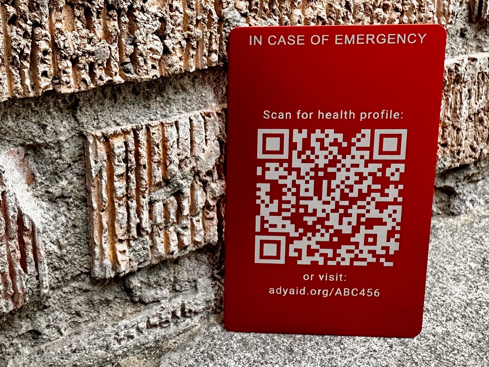 Medical Emergency Wallet Card Medical Alert Card Medical ID Card I.C.E ...