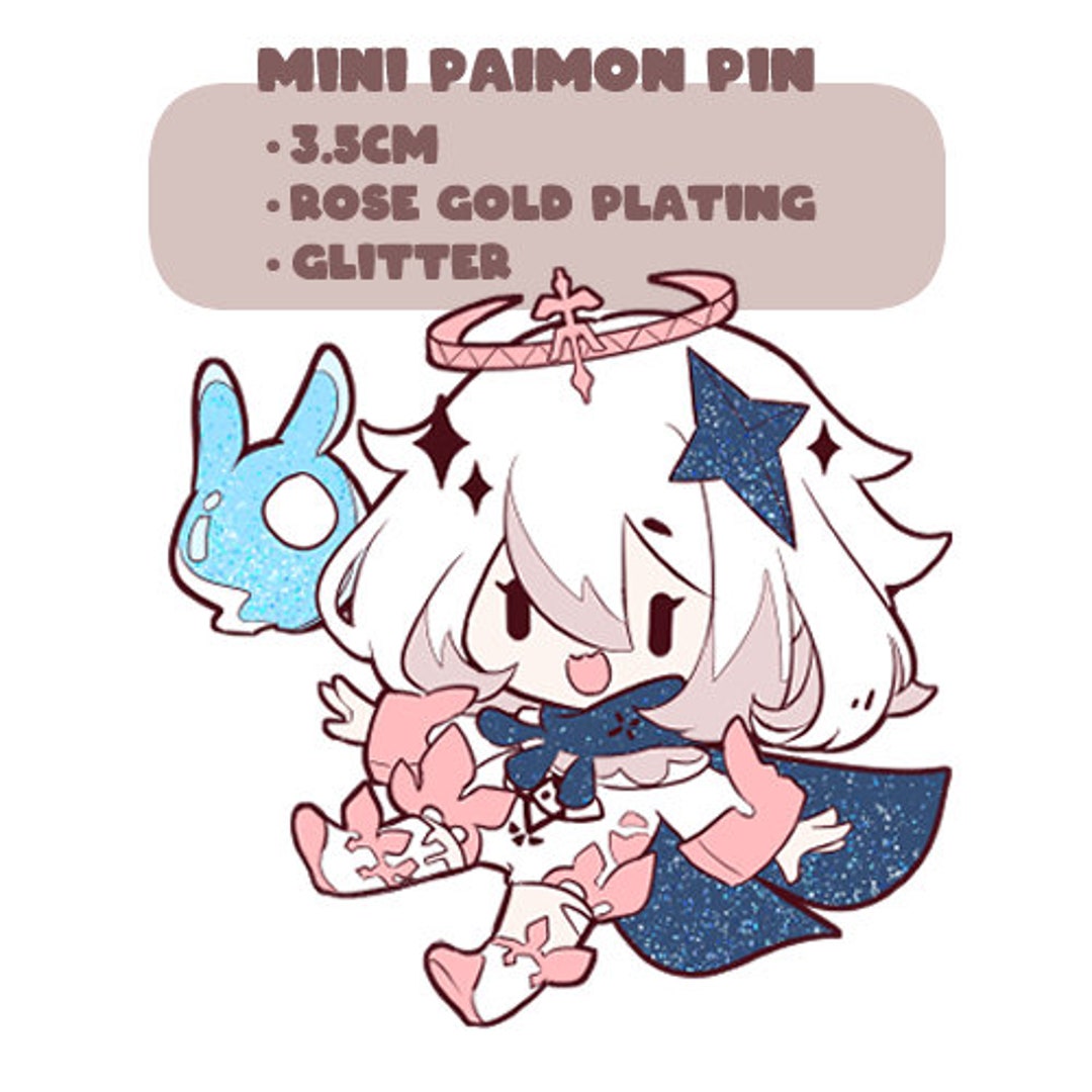 PRE-ORDER Genshin Mini Paimon Pin - Etsy