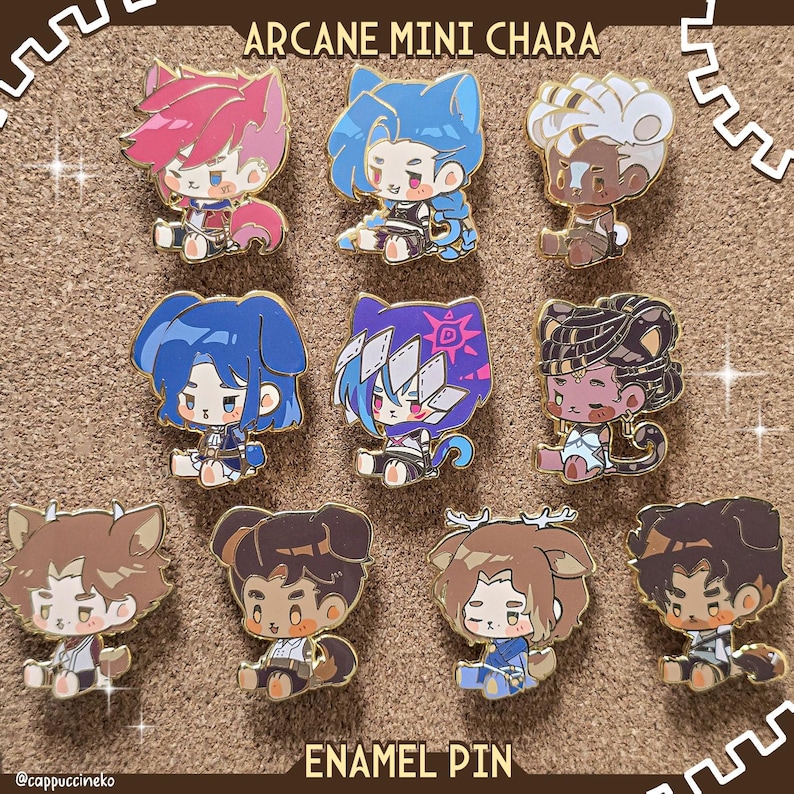 Arcane - Mini Enamel Pin - Etsy