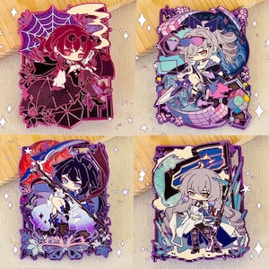Honkai Starrail Deluxe Enamel Pin + Sticker Set - Etsy