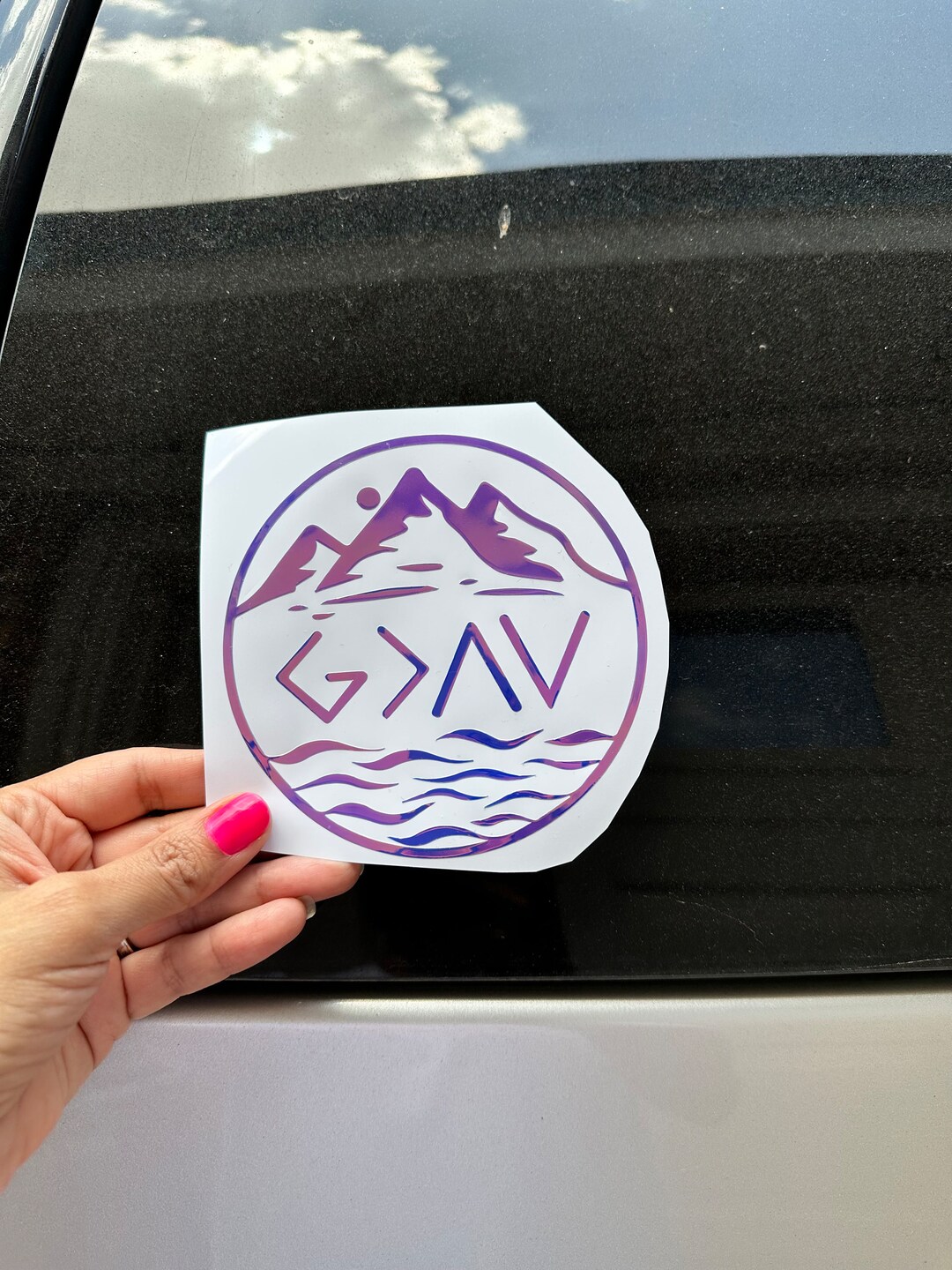 God is Greater Than the Highs and the Lows Sticker| Religious Decal ...