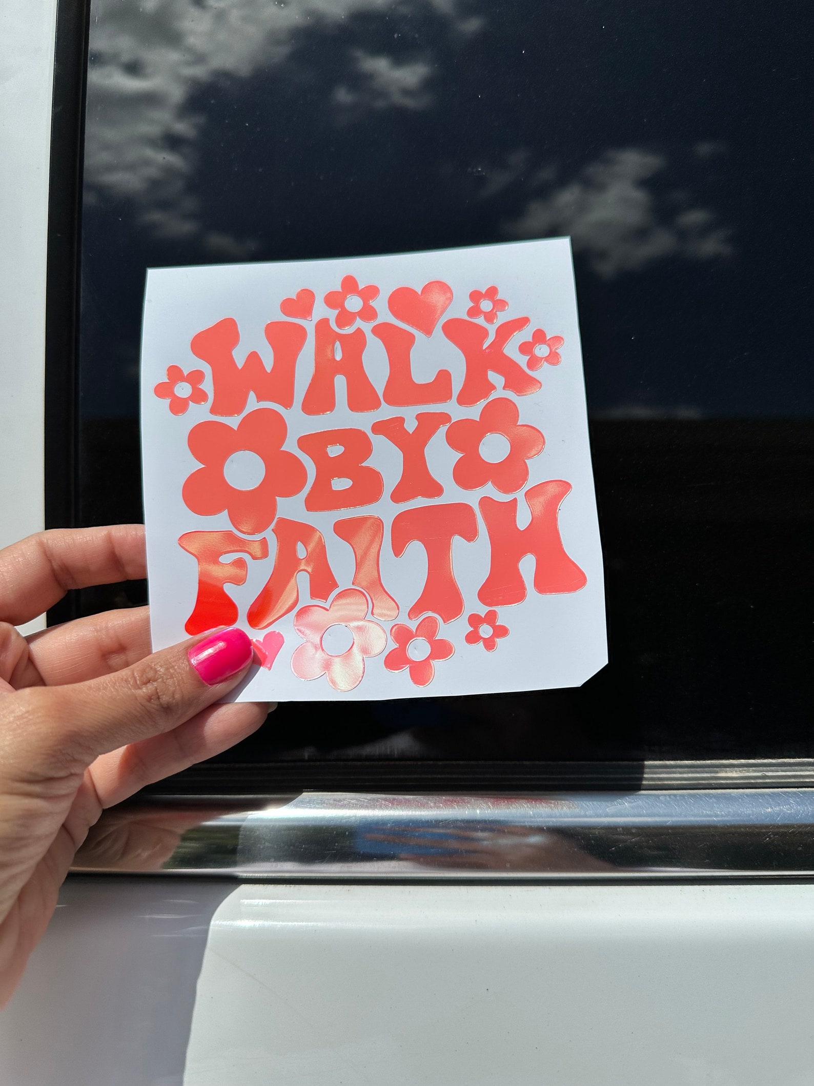 Faith Decal | Religious Laptop Sticker | Inspirational Reminder, Faith ...