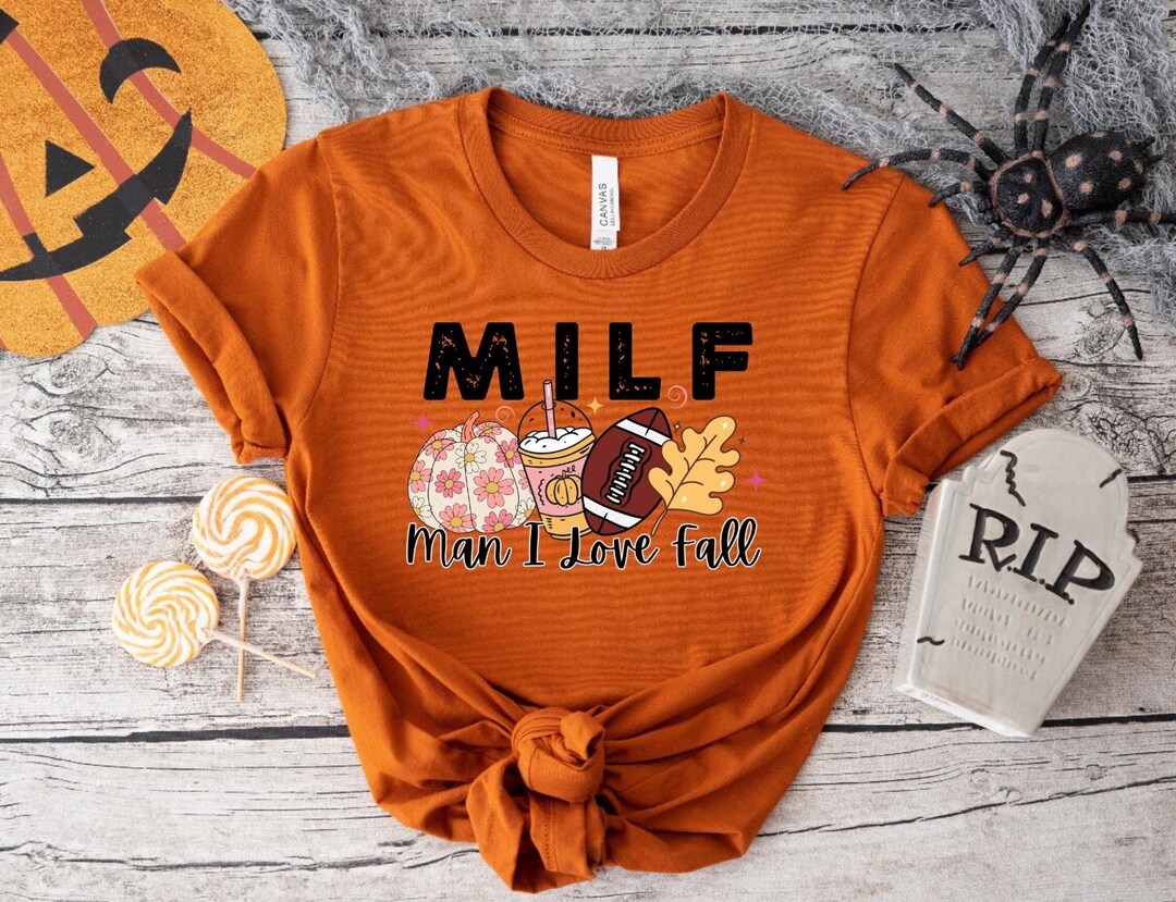 Man I Love Fall PNG, Pumpkin Football Design (digital Download) - Etsy