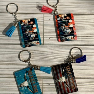 Morgan Wallen Keychain, Photo Keychain, Western Keychain, Country Music ...