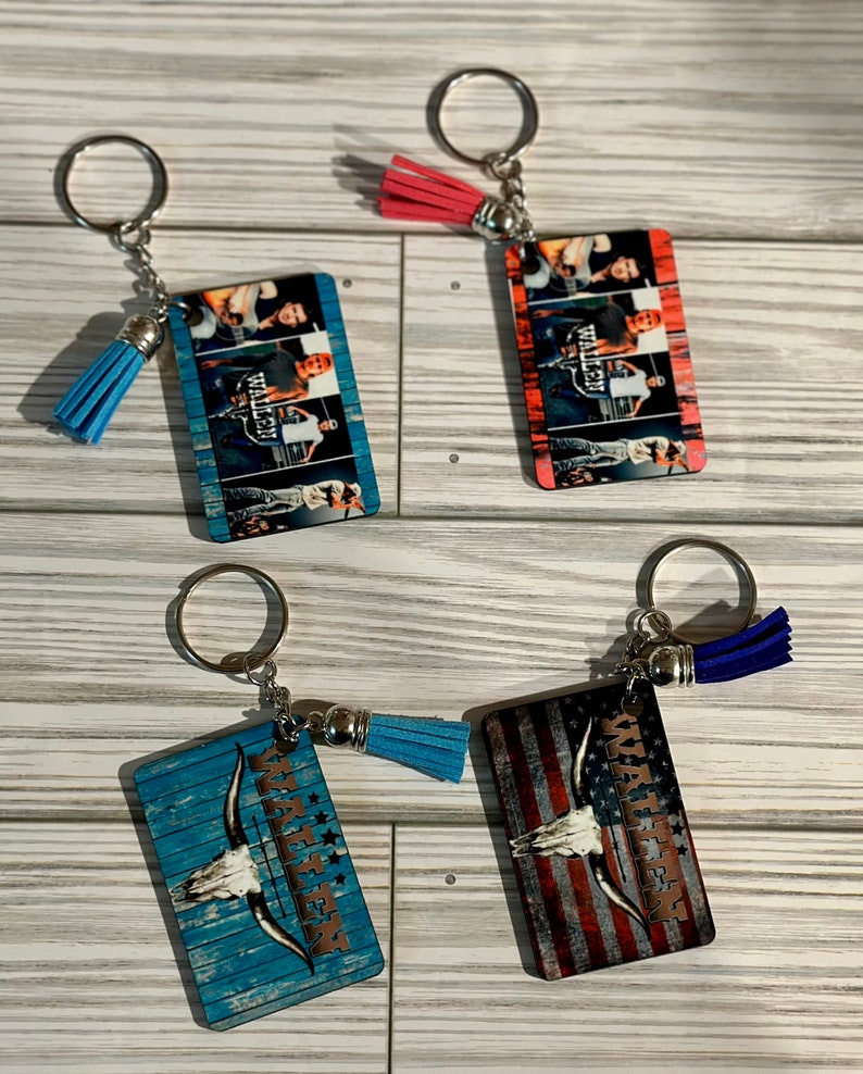 Morgan Wallen Keychain, Photo Keychain, Western Keychain, Country Music ...