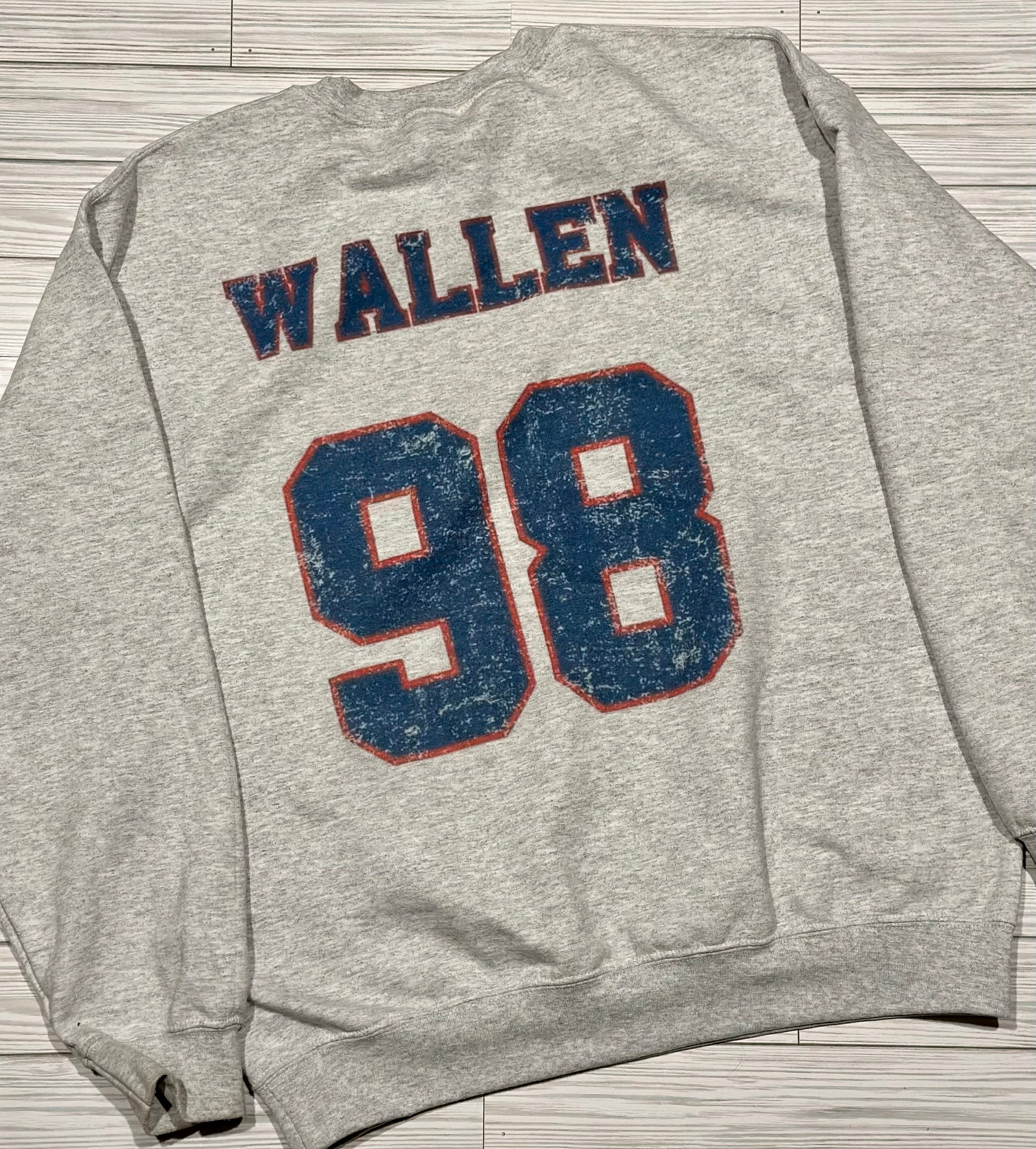 Wallen Crewneck Sweatshirt, Wallen ‘98 Braves Shirt, Braves 98 Shirt ...