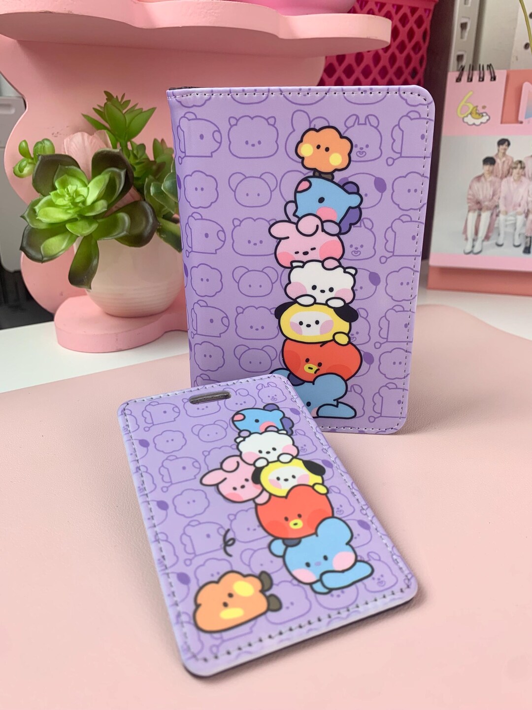 BTS Passport Covers Travel Luggage - Etsy