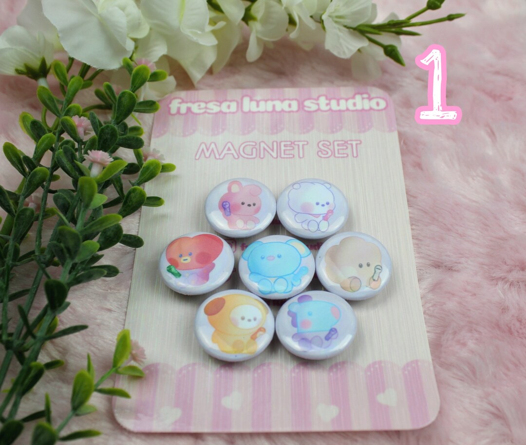 BT21 Babies Magnet Set BTS BT21 Inspired - Etsy