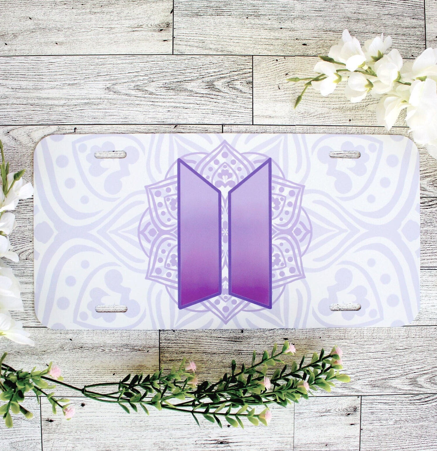 BTS Kpop BT21 Vanity License Plate Tag for Car - Etsy