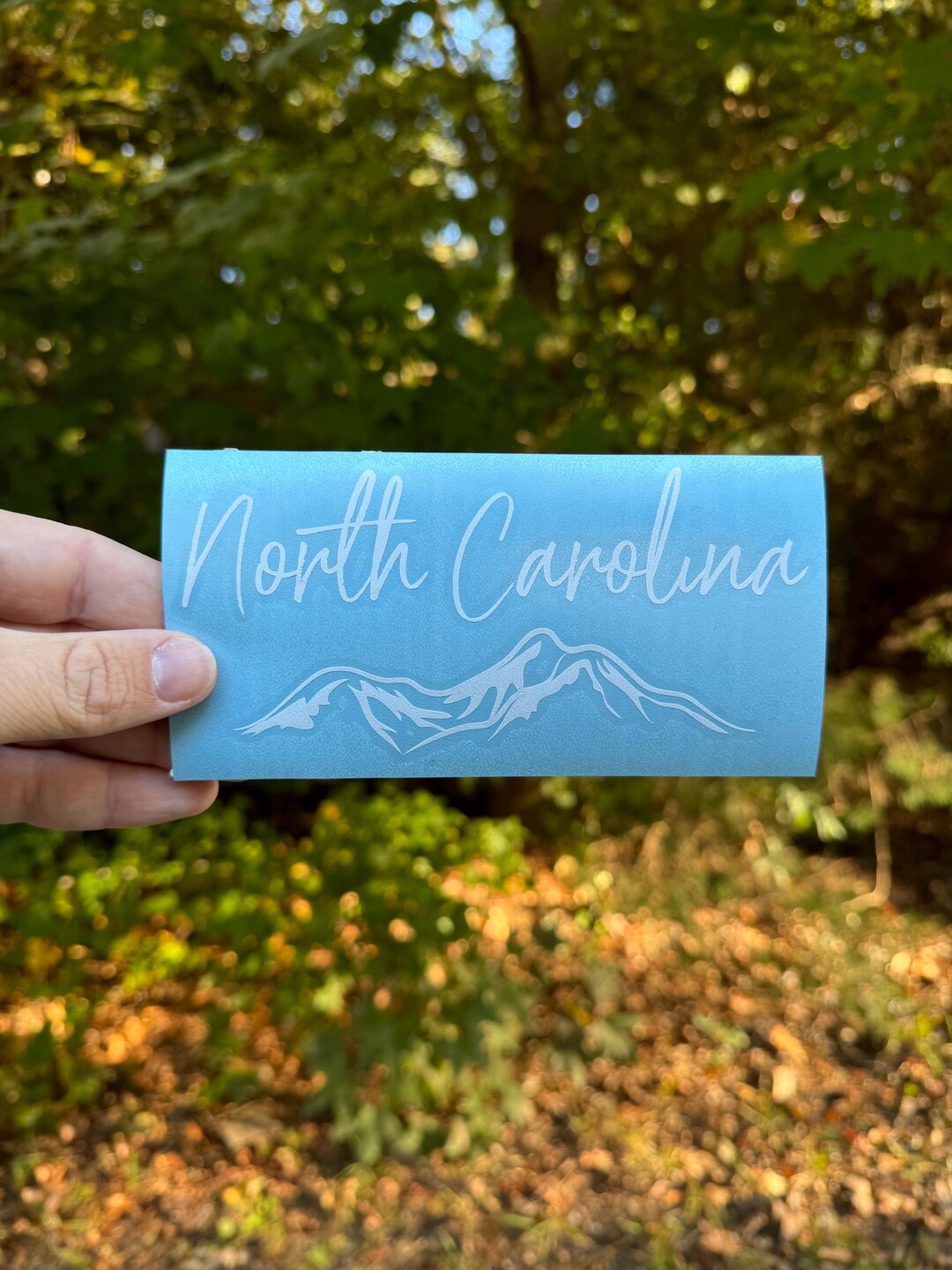North Carolina Mountains Vinyl Decal – Perfect for Outdoor Lovers & NC ...