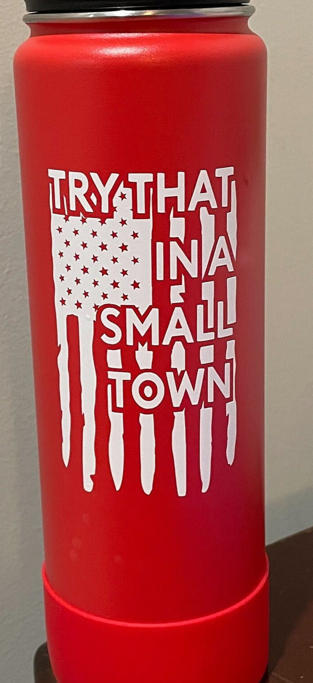 Try That in a Small Town Decal. 2.5 X 4 Inch Vinyl Decal - Etsy