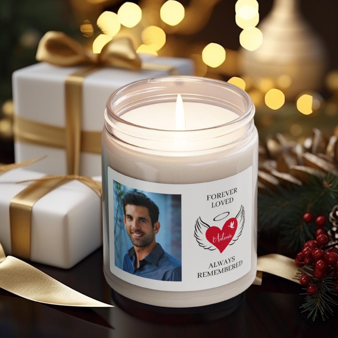 Personalized Memorial Candle, Loss of Loved One Remembrance Gift ...