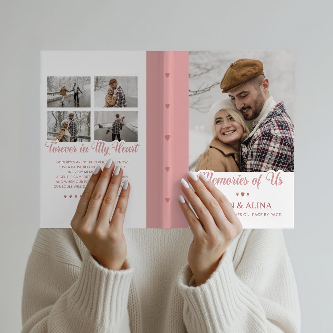 Personalized Memorial Journal – Memories of Us, Custom Sympathy Gift ...