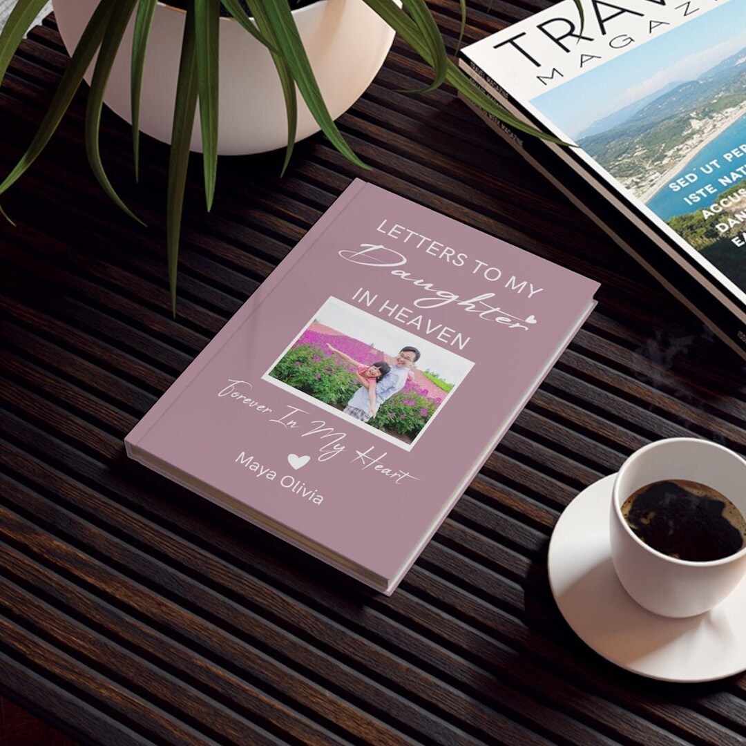 Personalized Photo Grief Journal, Loss of Daughter Memorial Gift ...