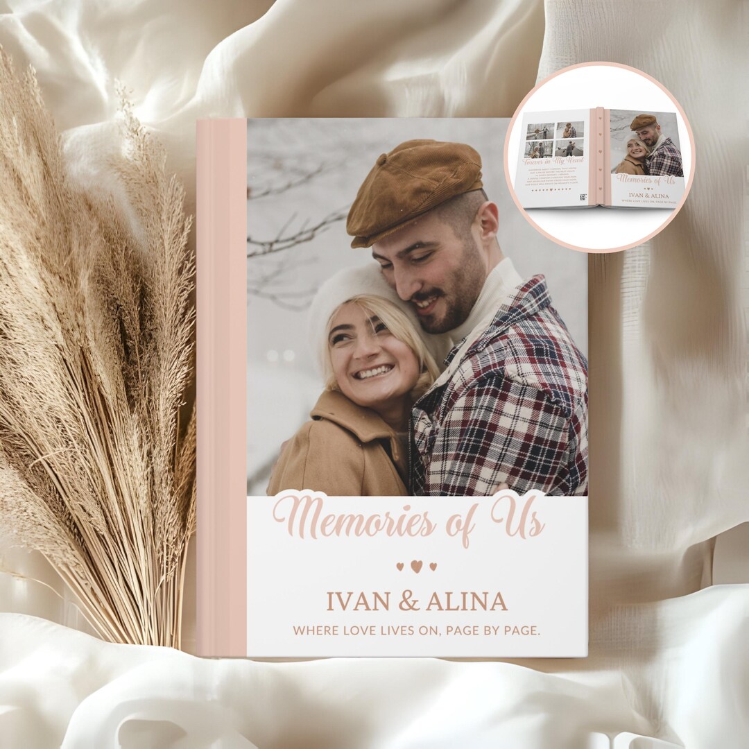 Personalized Memorial Journal – Memories of Us, Custom Sympathy Gift ...