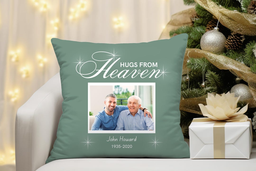 Personalized Memory Pillow – Hugs From Heaven, Loss of Loved One ...