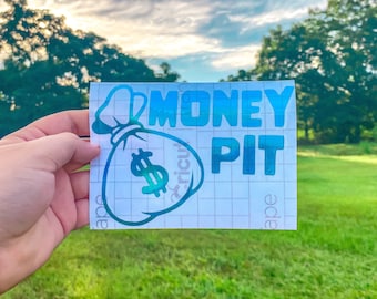 Money Pit Decal - Etsy