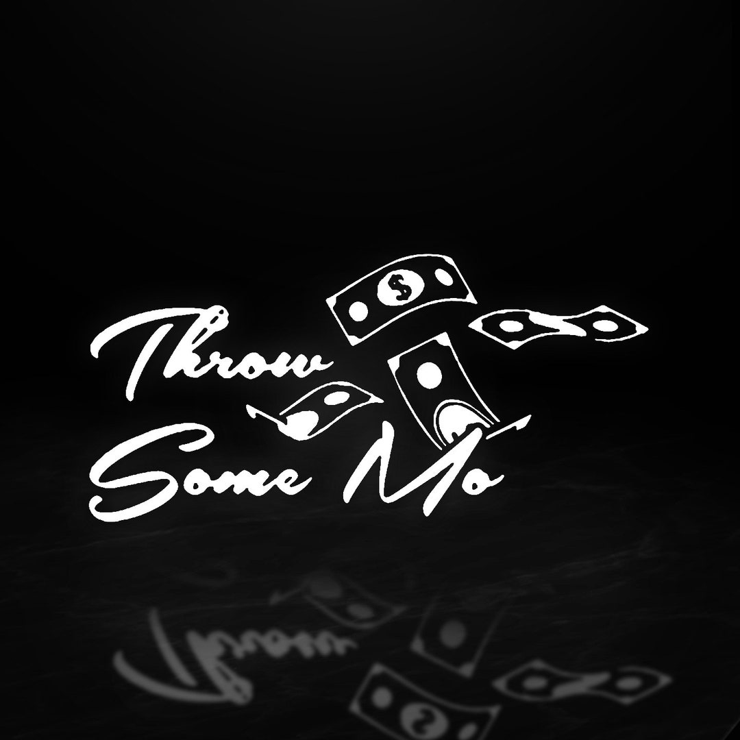 Throw Some Mo Vinyl Decal Funny Car and Truck Vinyl Decal - Etsy