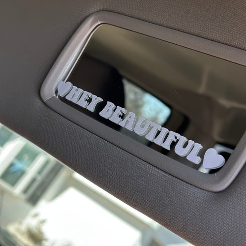 Objects in Mirror Are Cuter Vinyl Decal Sticker Mirror Decal - Etsy