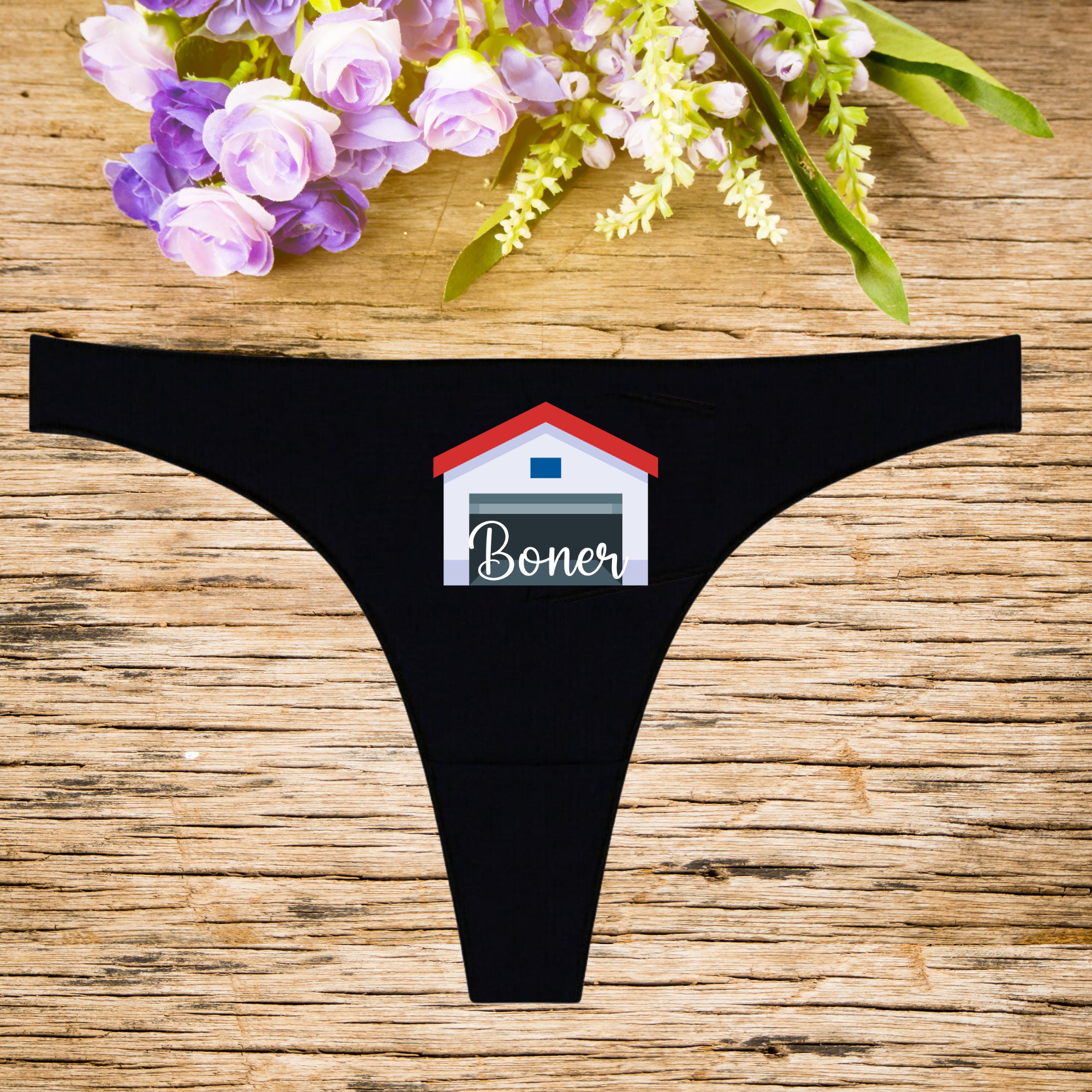 Boner Garage Custom Panties Gift Custom Panties Thong Gift for Husband ...