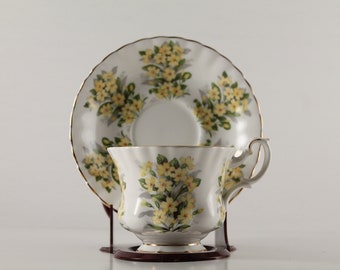 Birth Month Cup and Saucer - Etsy