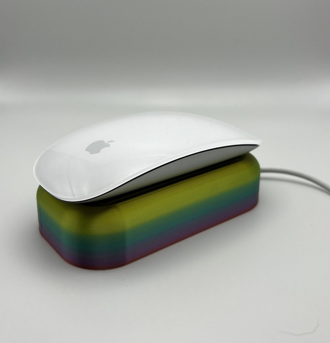 Apple Magic Mouse Charging Stand - Rainbow - Etsy