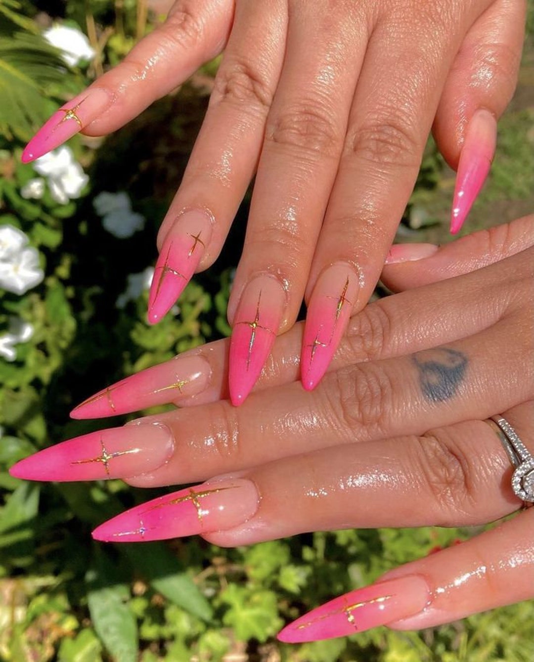 Pink Gilter Nails, Long Nails, Stiletto Nails, Mermaid Nails, Nail Art, Nail Sof Ig, Nail Sof ...